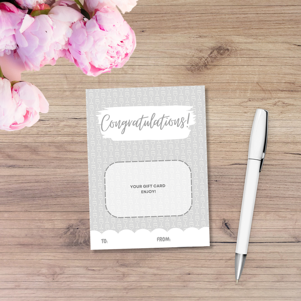 Gift Card Holder - Congratulations – Celebration Palette